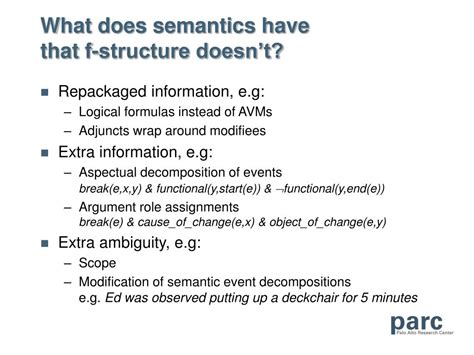 Ppt Issues In Computational Linguistics Semantics Powerpoint