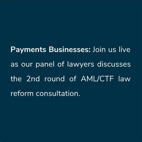 📢 The Next Round Of Aml Ctf Consultation Opened Today Yikes It Covers… Paul Derham