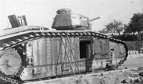 Char B1 Bis Tank 257 Named Bourrasque Of 15th Bcc World War Photos
