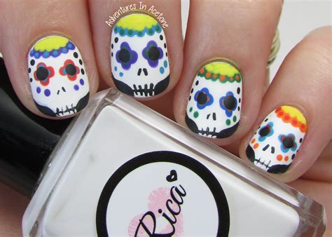 Easy Skeleton Nails
