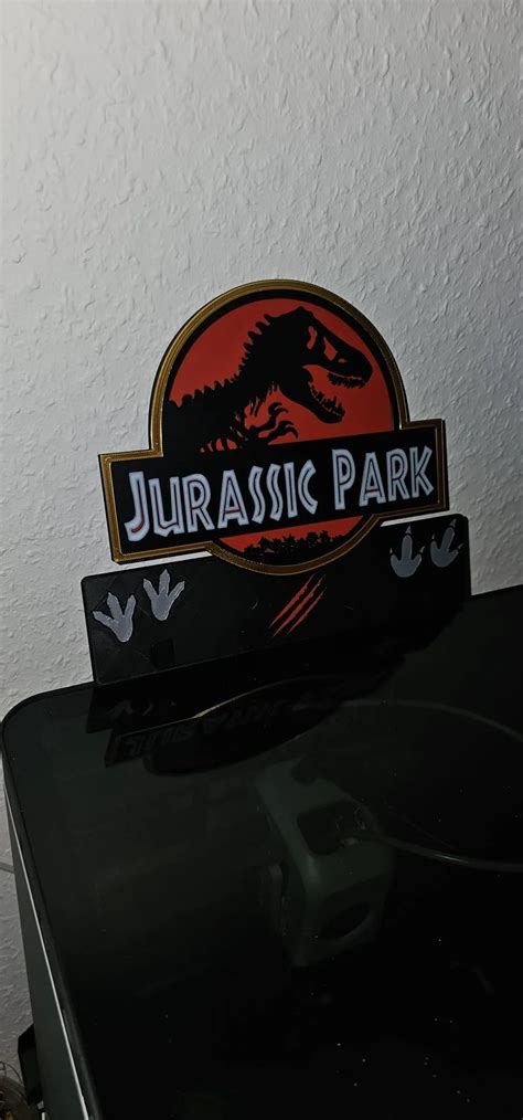 Jurassic Park Key Holder By Sellynjoh Makerworld Download Free 3d Models