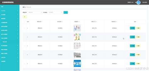 基于springboot在线课程管理系统【附源码文档】springboot 管理系统开源 Csdn博客