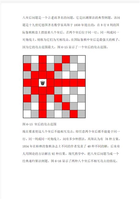 数据结构与算法中的“递归”——用回溯法求解8皇后问题 文档之家