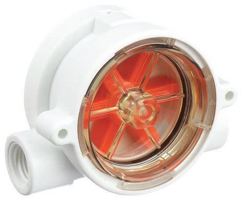 Gems Sensors Rotor Polypropylene Flow Indicator 1amd5 Rfi 155420