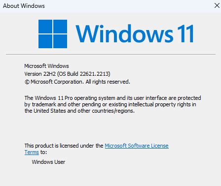 Start Menu Dont Work With W11 Build 22621 2213 Issue 1876 Valinet