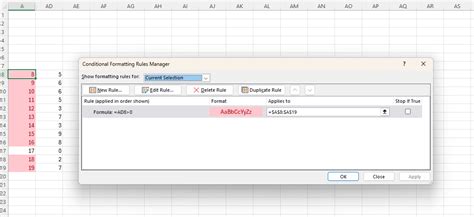 how to apply conditional formatting using named ranges in excel