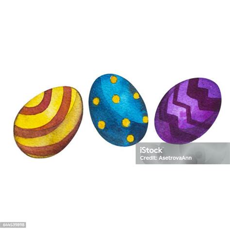 손으로 그린 수채화 예술 계란 단어 부활절 흰색 배경에 격리 된 그림입니다 0명에 대한 스톡 벡터 아트 및 기타 이미지 0명 러시아 미술품 Istock