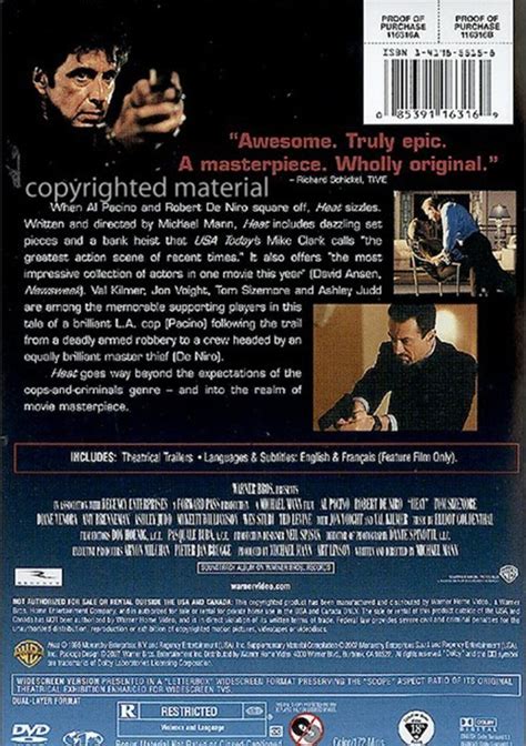Heat Dvd 1995 Dvd Empire