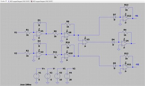 Operational Amplifier Simulation Of An Op Amp Divider In Ltspice