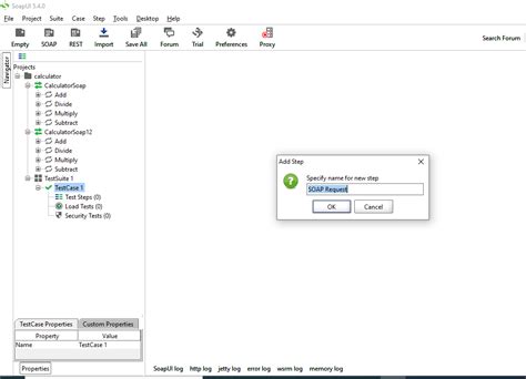 Soapui Test Suite And Test Casetest Step Code2test Testing Site