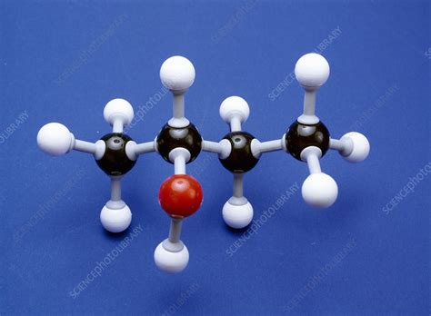Secondary Alcohol Molecule Stock Image A504 0116 Science Photo