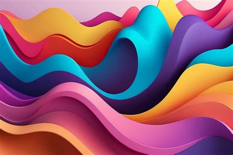 Premium Photo Vector Geometric Background Gradient Flow Fluid Background Colours 3d Shapes