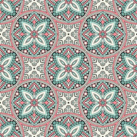 Premium Vector Decorative Geometric Tile Seamless Pattern