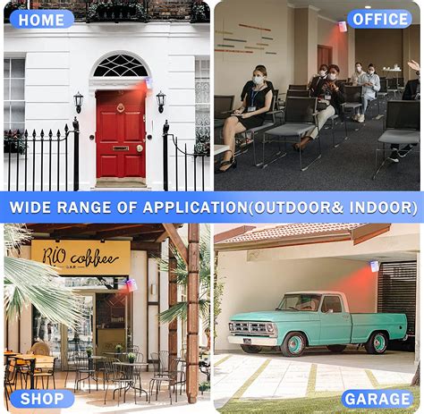 Motion Sensor Alarm System Wireless Home Security Driveway Alarm Indoor Motion Detector Alert