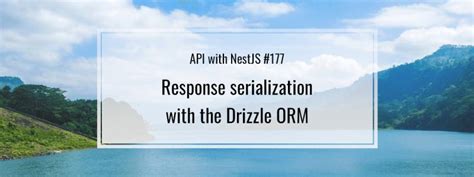 Marcin Wanago On Linkedin Api With Nestjs 177 Response Serialization