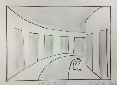 Project Art A Day Lesson Linear Perspective Monster Rooms