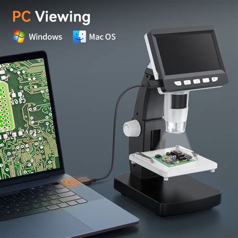 Lcd Digital Microscope 43” Lcd Screen Kentfaith Microscopes Kentfaith