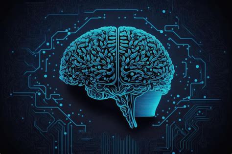 Premium Ai Image Circuit Board With A Brain Depicted On It Representing The Concept Of