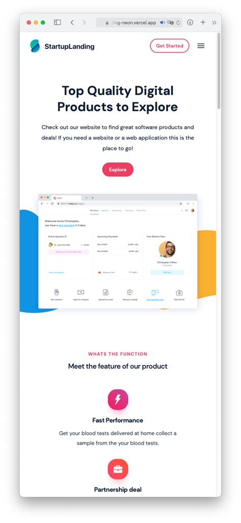 Github Y Brsstartup Landing