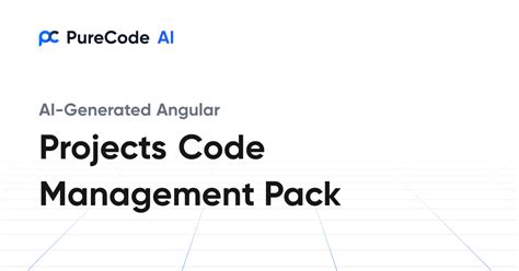 Build Great Angular Projects Code Management Pack Components Faster