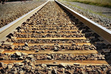 Train Tracks Path Railroad Locomotive Photo Background And Picture For