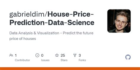 GitHub Gabrieldim House Price Prediction Data Science Data Analysis Visualization Predict