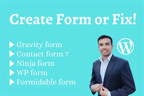 Create Or Fix Contact Form 7 Gravity Form Ninja Wpform By Parvezali