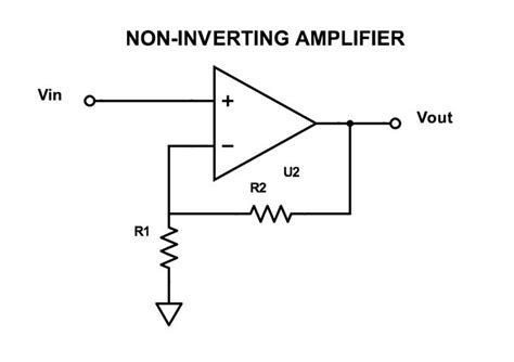 non inverting amplifier circuit diagram inverting invertente