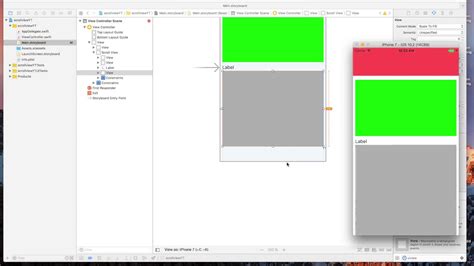 Uiscrollview Without Code In Xcode 82 Youtube