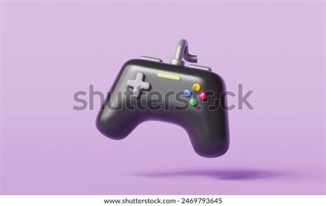 Game Joystick Controller Pad Icon 3d Stock Illustration 2469793645