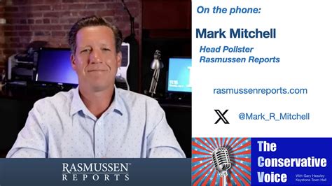 The Conservative Voice And Mark Mitchell Of Rasmussen Reports