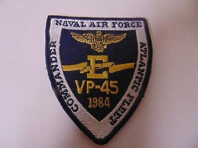 Patch Military Older Original Naval Air Force Atlantic Fleet Vp 45