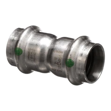 Viega Propress 3 4 In Press 316 Stainless Steel Coupling With Stop 10