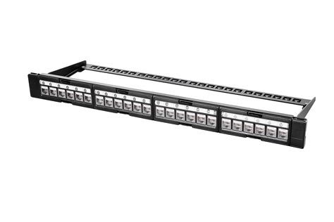 1u 24 Port Full Load Cat6 Patch Panel From China Manufacturer
