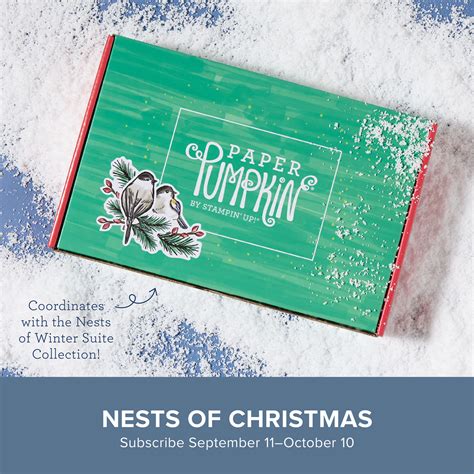 Nests Of Christmas October 2024 Paper Pumpkin Kit Stampin Up