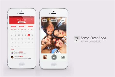 「ios 7」のuiはこんな感じ？本格的なコンセプトデザインが公開 Ios Ipod Love