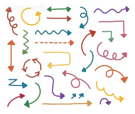 화살표 손그림 낙서 일러스트 백터 B201102 예시리 일러스트 일러스트 백터 디자인소스 그래픽소스 귀여운 화살표 손그림 낙서 이미지 소스 방향성