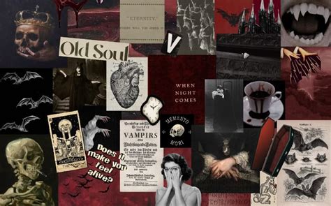 Vampire Core Background In 2024 Halloween Desktop Wallpaper Vampire