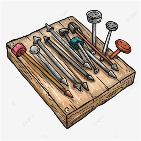 보드에 손톱의 만화 낙서 만화 못 판자 Png 일러스트 및 이미지 에 대한 무료 다운로드 Pngtree