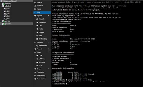 Removed Node From Cluster Still Shows In Gui Rproxmox