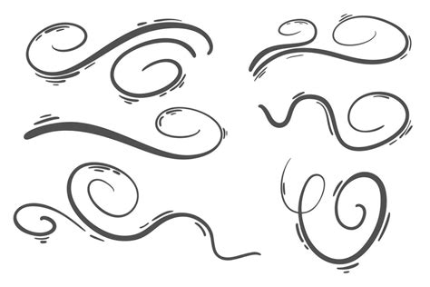 Wind Swirls Cartoon
