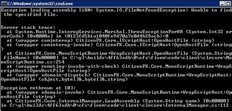 Resolved Citizenfx Core Mono Stacktrace Issue Botandll Server