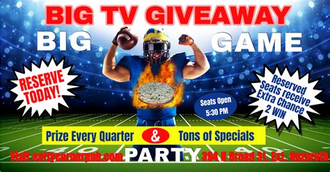 Super Bowl Party Catty Corner Nazy