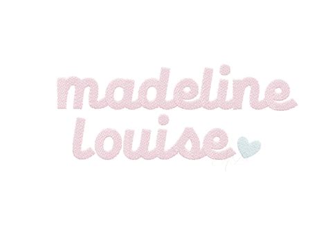 Madeline Fill Stitch Font Savannah Monograms