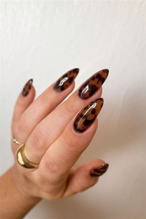 20 Tortoise Shell Nails Ideas 2025 For Square Short Almond Shape With