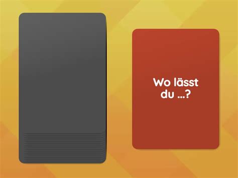 Das Verb Lassen Speaking Cards