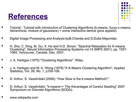 K Mean Clustering Algorithm With Exampleppt