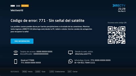 Qué Significa El Código De Error 771 En Directv