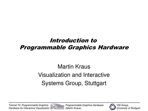 Ppt Introduction To Programmable Graphics Hardware Powerpoint Presentation Id4746153