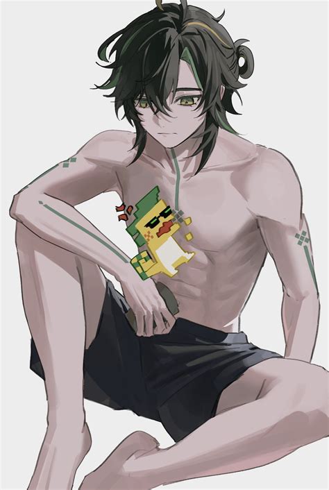 Kinich Ajaw And Kinich Genshin Impact Drawn By Cjsdh1000 Danbooru